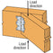 Simpson Strong-Tie LS70Z 6-3/8" Skewable Reinforcing Framing Angle Bra ...