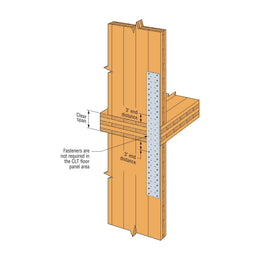 Simpson MDCST48 47-1/2" 14 Gauge Medium Strap Tie - G90 Galvanized ...