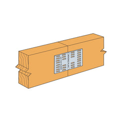 Simpson MP24 2" x 4" Mending Plate - G90 Galvanized - Pkg 1 – Fasteners ...
