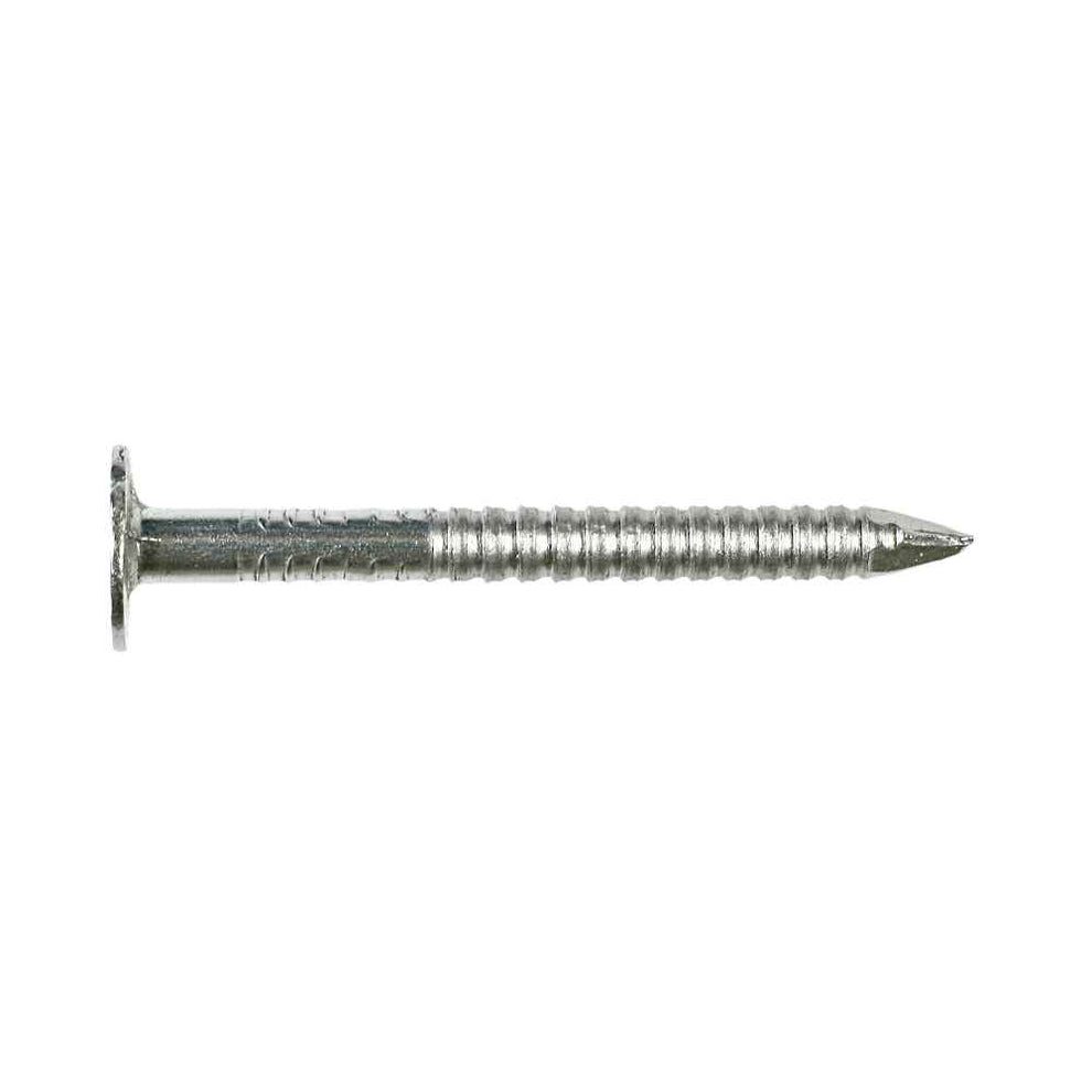 8d (2-1/2") Simpson Ring Shank Roofing Nail - 304 Stainless Steel, 1 l ...