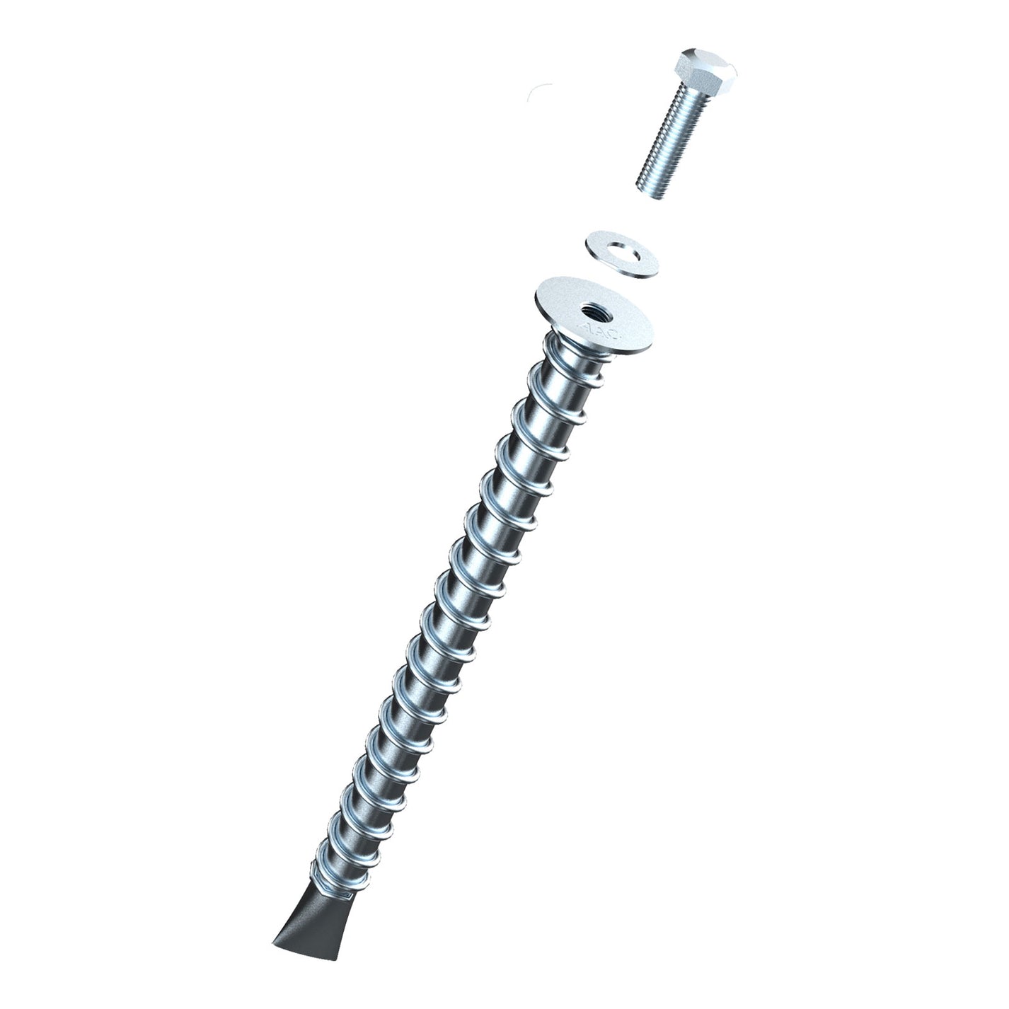 Bolthold SP18-716S Asphalt Anchor, 304 Stainless Steel, 6 Pkg ...
