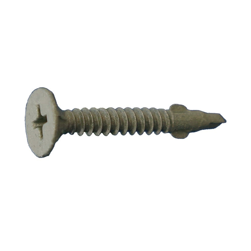Daggerz #8 x 1-5/8" Self-Drilling Fiber Cement Board Screw with Wings ...