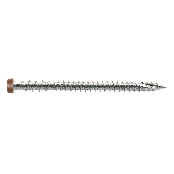 #10 x 2-3/4" DCU T20 Cap Head Composite Deck Screw - 305 Stainless Ste ...