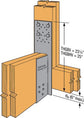 Simpson THGBV3.62/9 Truss Hanger for Girders - Bolted or Screwed, Gray ...