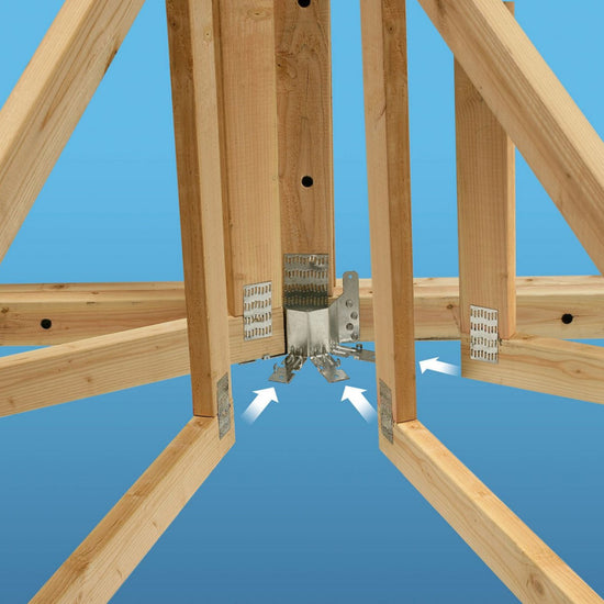 Simpson THJM2-5-SDS3 Multiple-Truss Hip/Jack Hanger 12 Gauge - Galvani ...