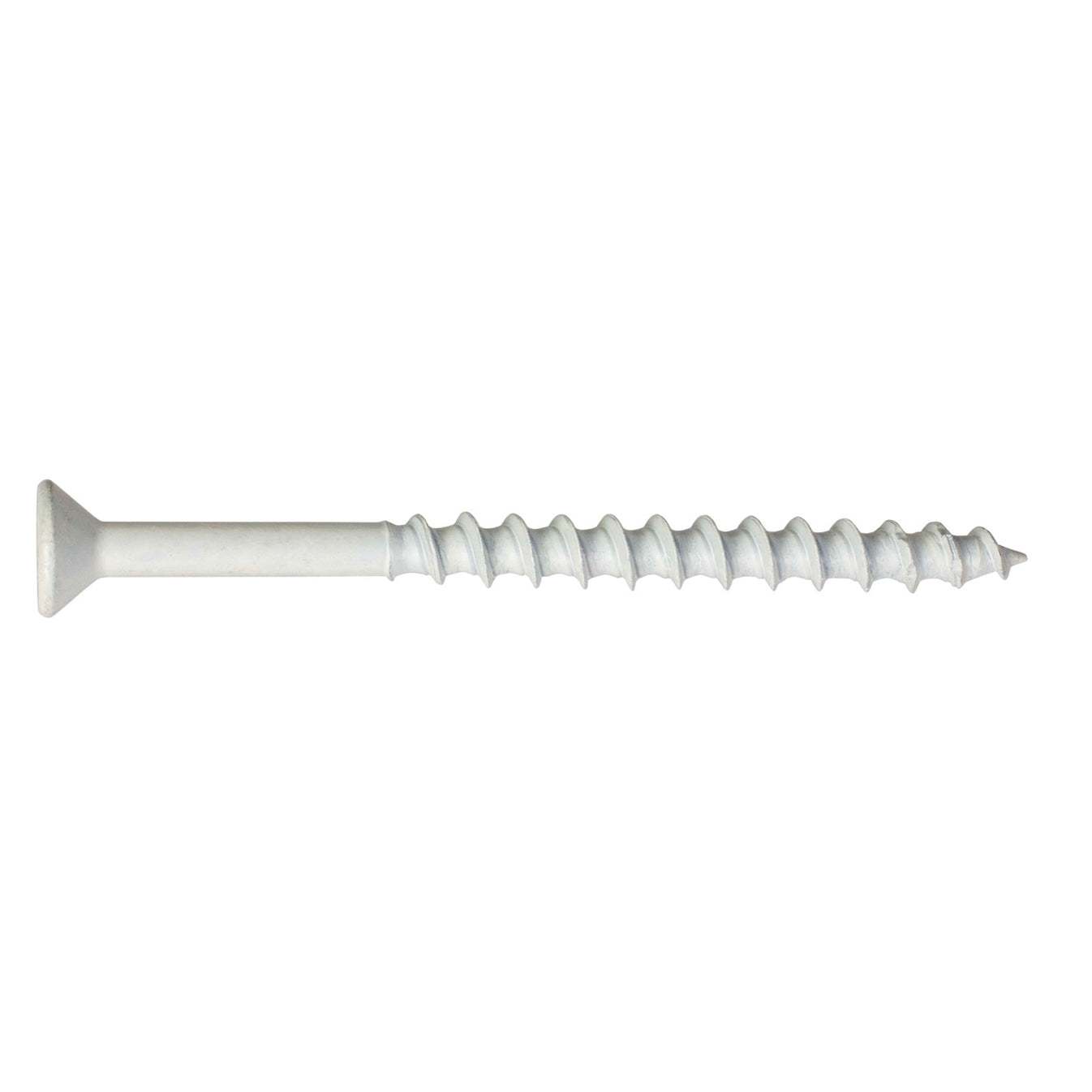 3/16" x 1-3/4" Strong-Tie Flat Head Titen Turbo Screw Anchor, White Zi ...