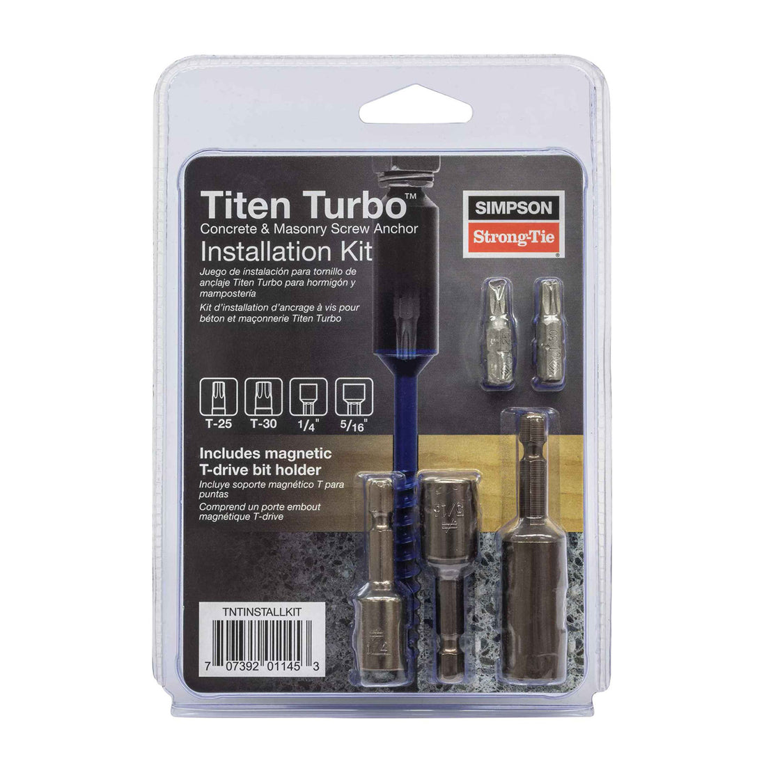 Simpson Strong-Tie TNTINSTALLKIT Titen Turbo Installation Kit ...