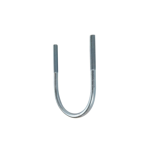 4" Round Pipe U Bolt, 1/2"-13 Thread - Zinc – Fasteners Plus