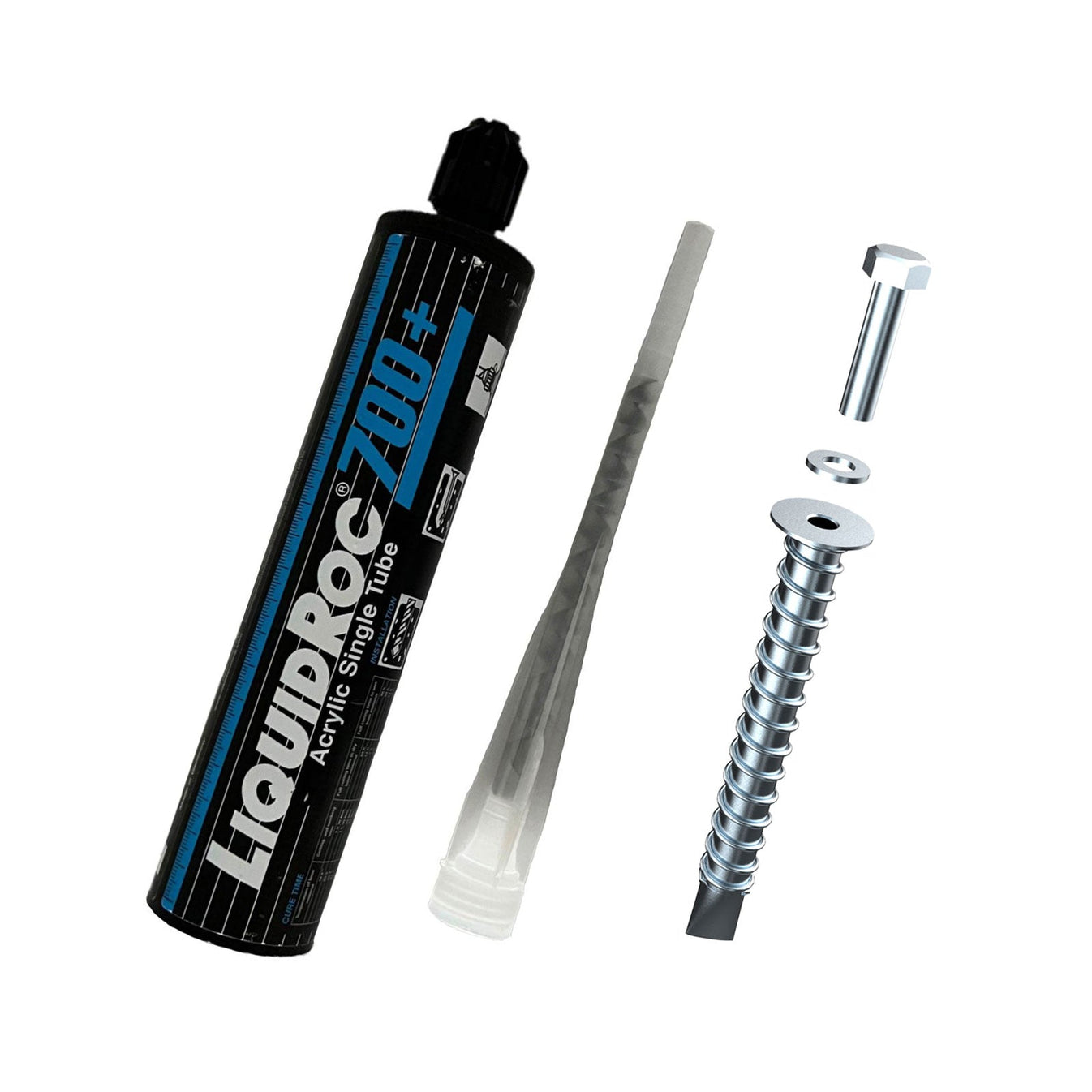 Bolthold eAK4 Asphalt Anchor Kit w/ 4 SP10 & Epoxy Grout – Fasteners Plus